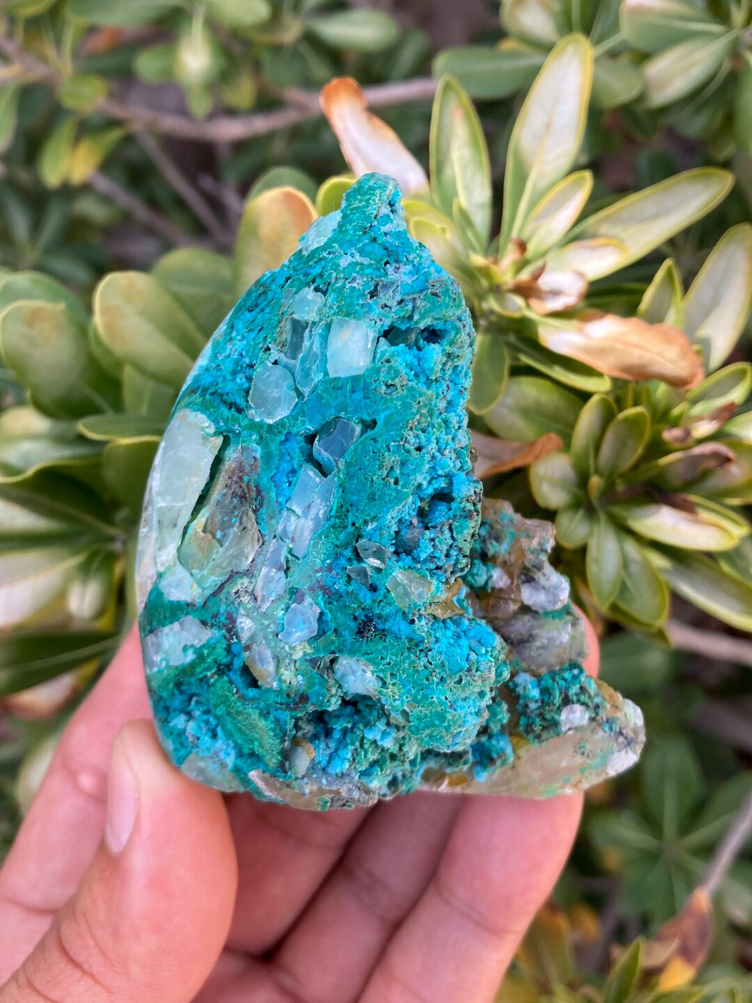 High Quality Quantum Quattro Freeform | Malachite | Shattuckite | Dioptase, Smoky Quartz ...