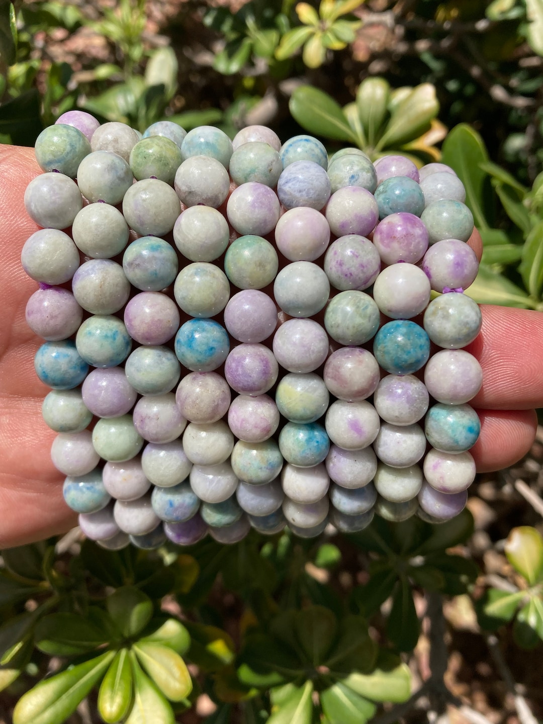 UV Reactive Hackmanite Bracelets, Hackmanite Jewelry, Hackmanite ...