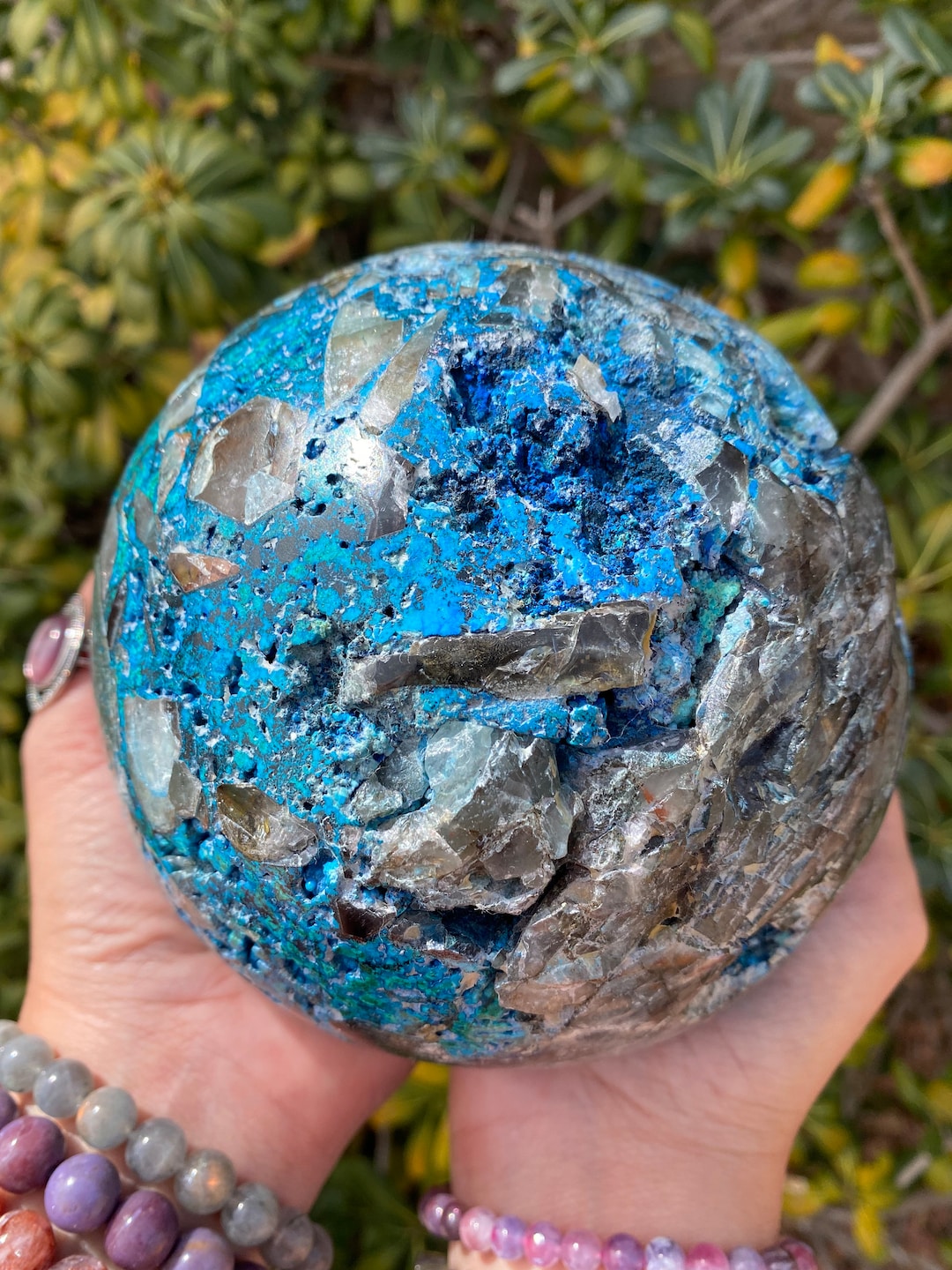 Quantum Quattro Sphere Druzy Crystal Sphere Malachite - Etsy