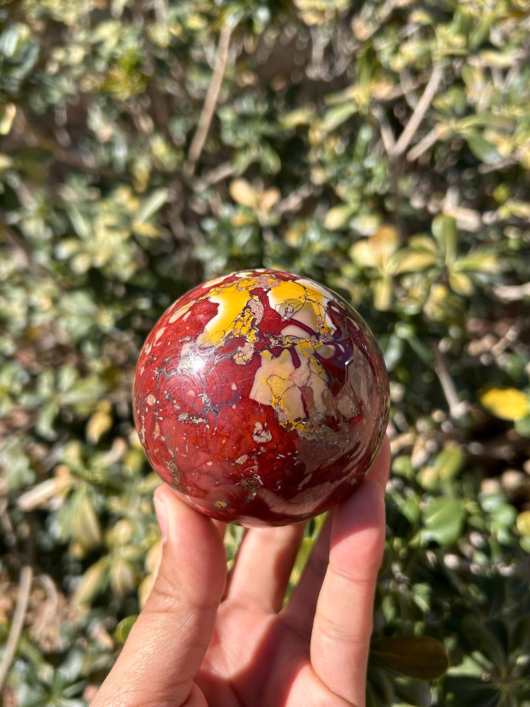73mm Mookaite Sphere | Mookaite Crystal | Mookaite Carving - Etsy