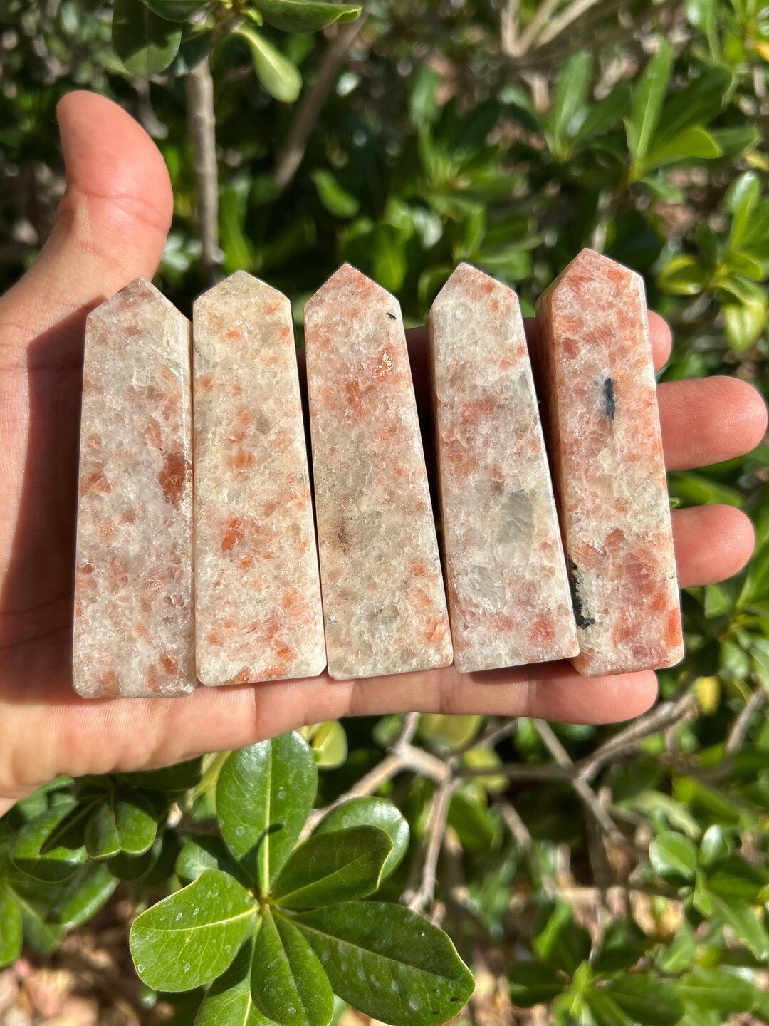Sunstone Towers | 3 Inch Sunstone Towers | Sunstone Crystal | Intuitively Selected Tower - Etsy