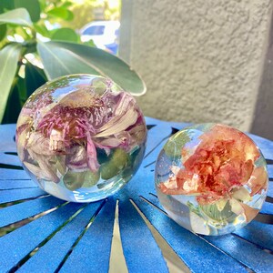 Dried Flower Sphere, Custom Bouquet Preservation, Floral Orb, Wedding ...