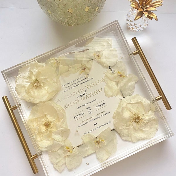 Bouquet Preservation Tray - Etsy
