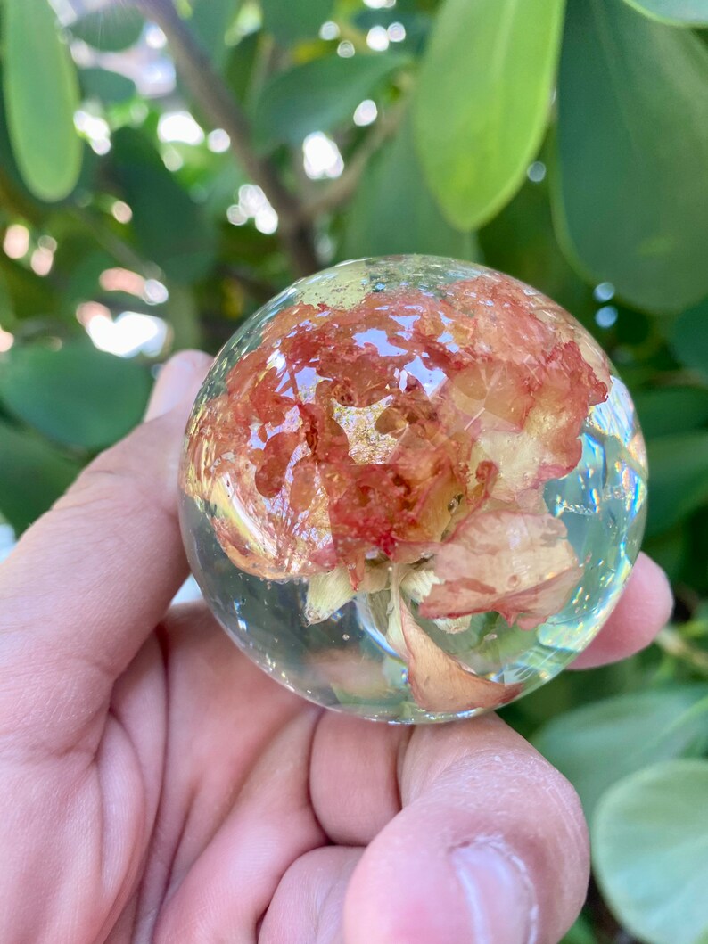 Dried Flower Sphere Custom Bouquet Preservation Floral Orb - Etsy