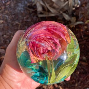 Dried Flower Sphere, Custom Bouquet Preservation, Floral Orb, Wedding ...