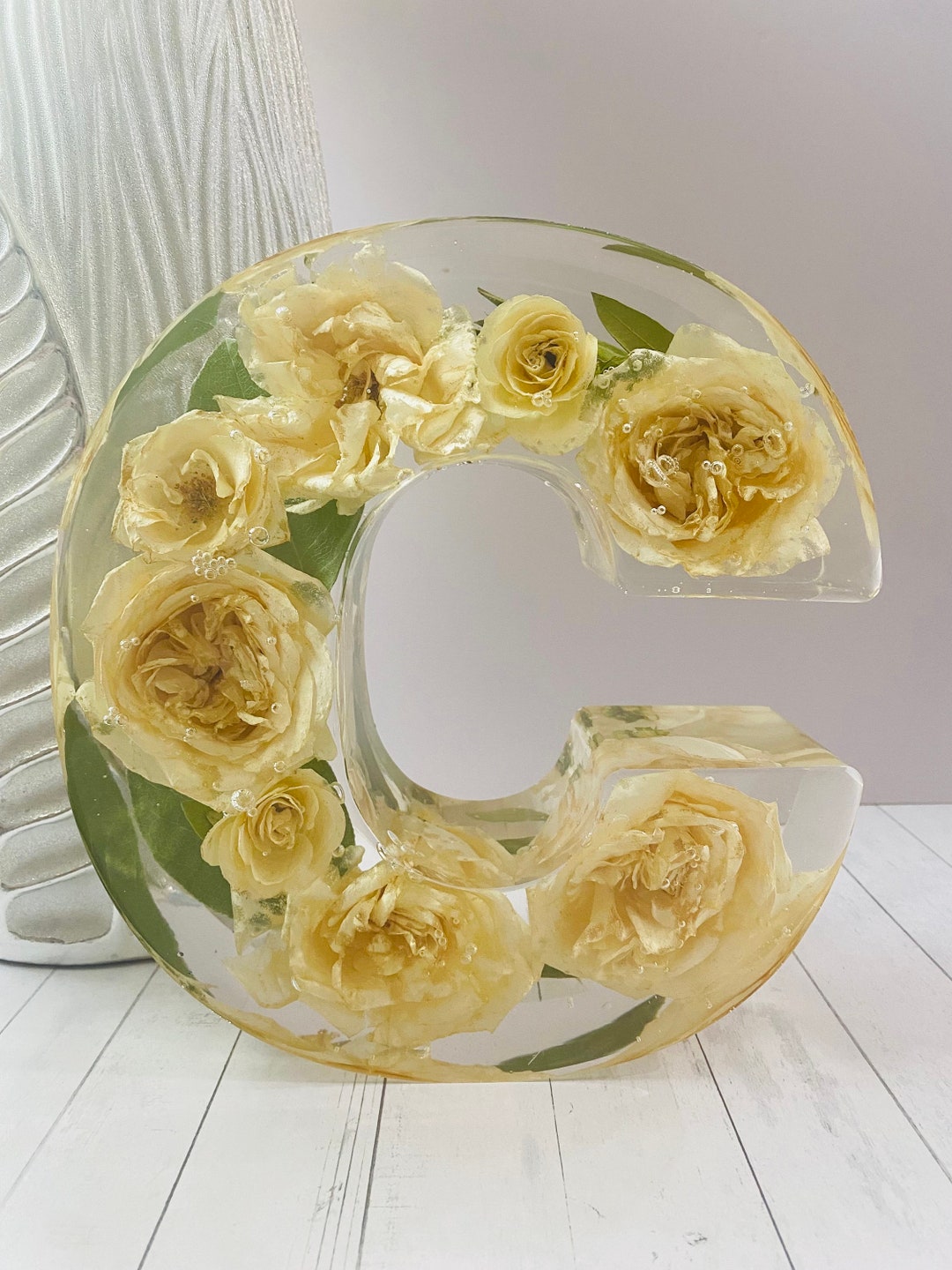 Jumbo 9 Inch Custom Bouquet Letter, Wedding Alphabet Letter, Bouquet ...