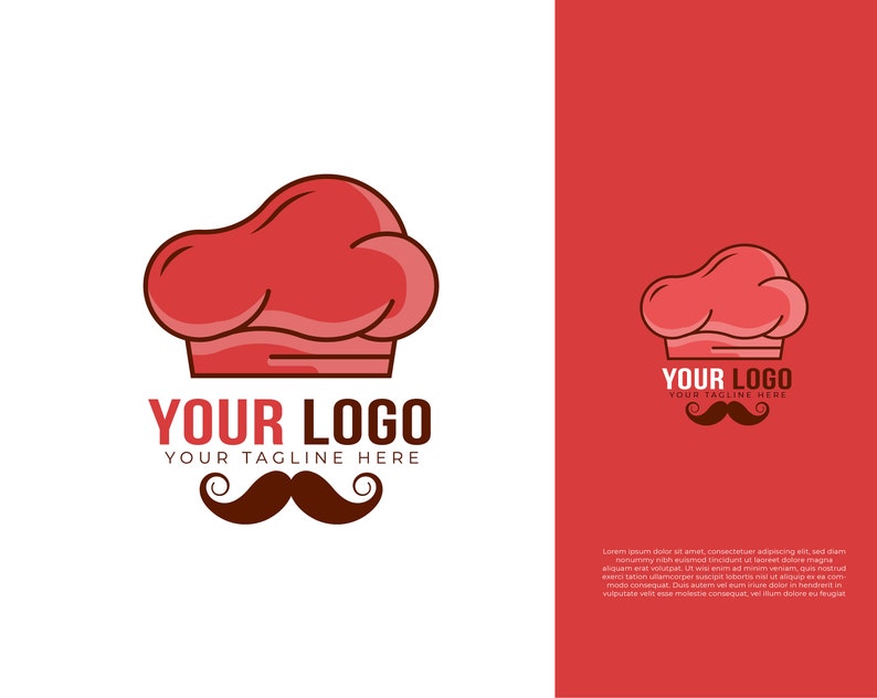 DIGITAL Custom Logo Design, Cooking Logo, Chef Logo, Catering Logo ...