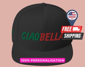 Embroidered Ciao Hat - Etsy
