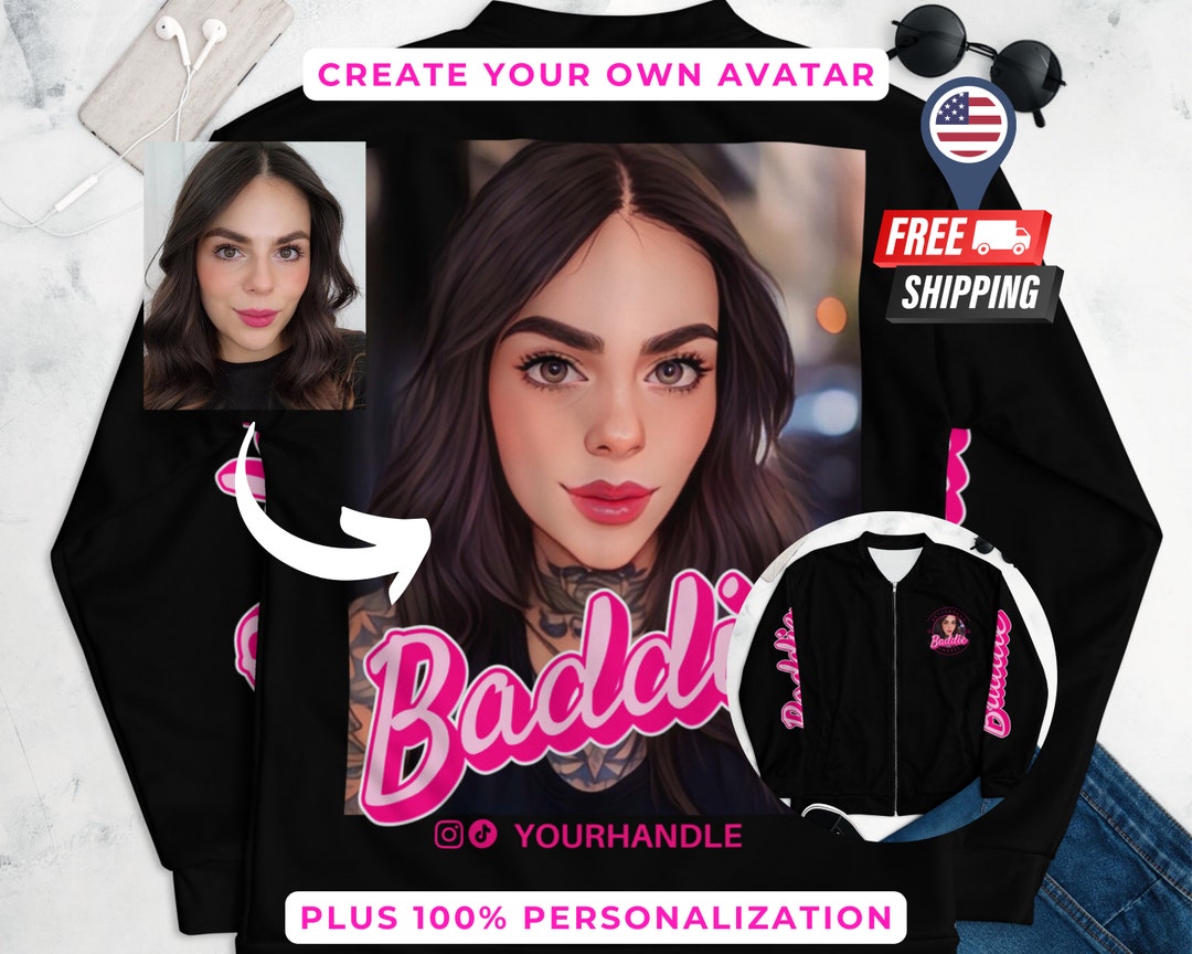 Personalized Bomber Jacket | Custom Baddie Bomber | Baddie Vibes ...