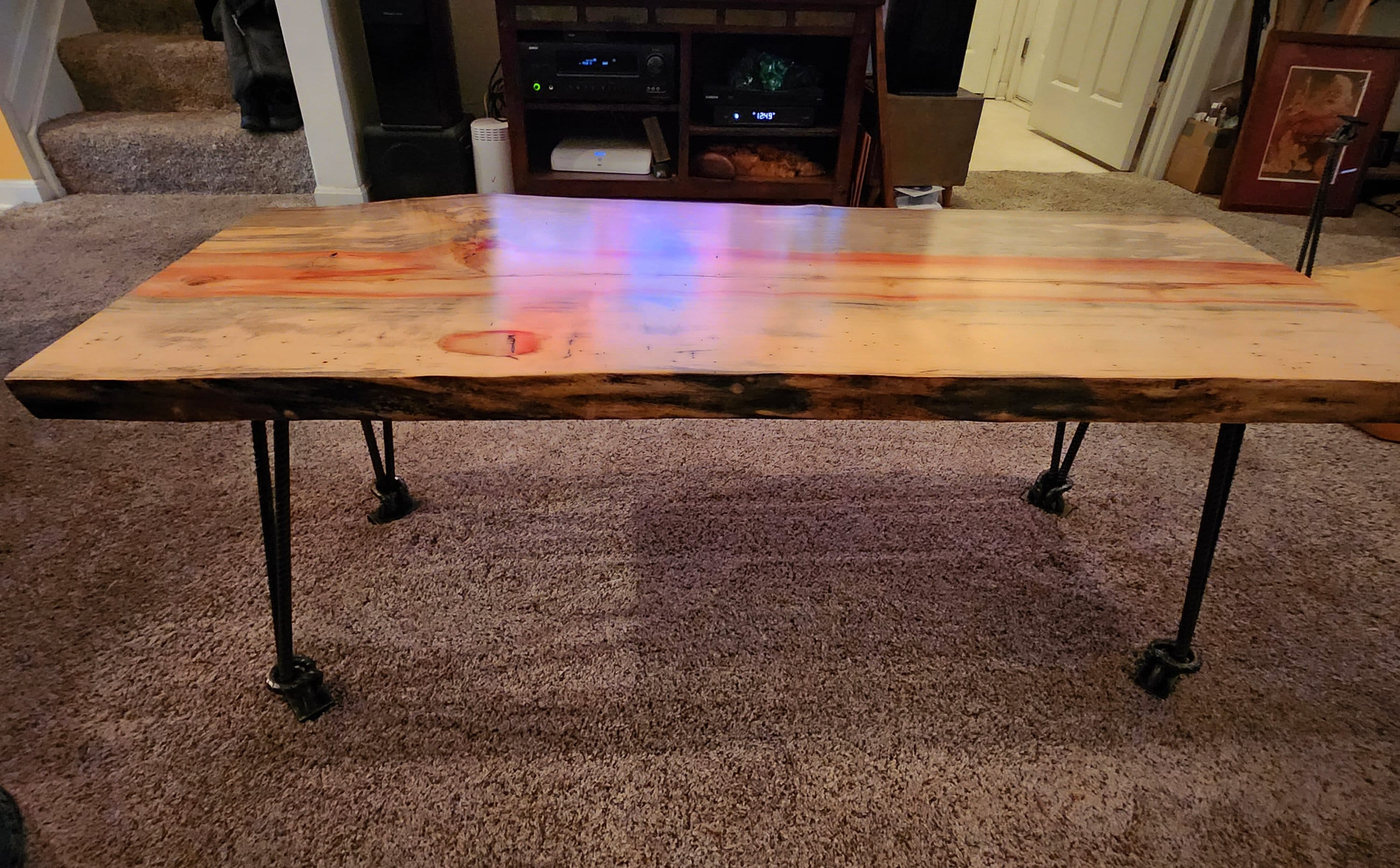 Flaming Box Elder - Live-edge Coffee Table - Etsy