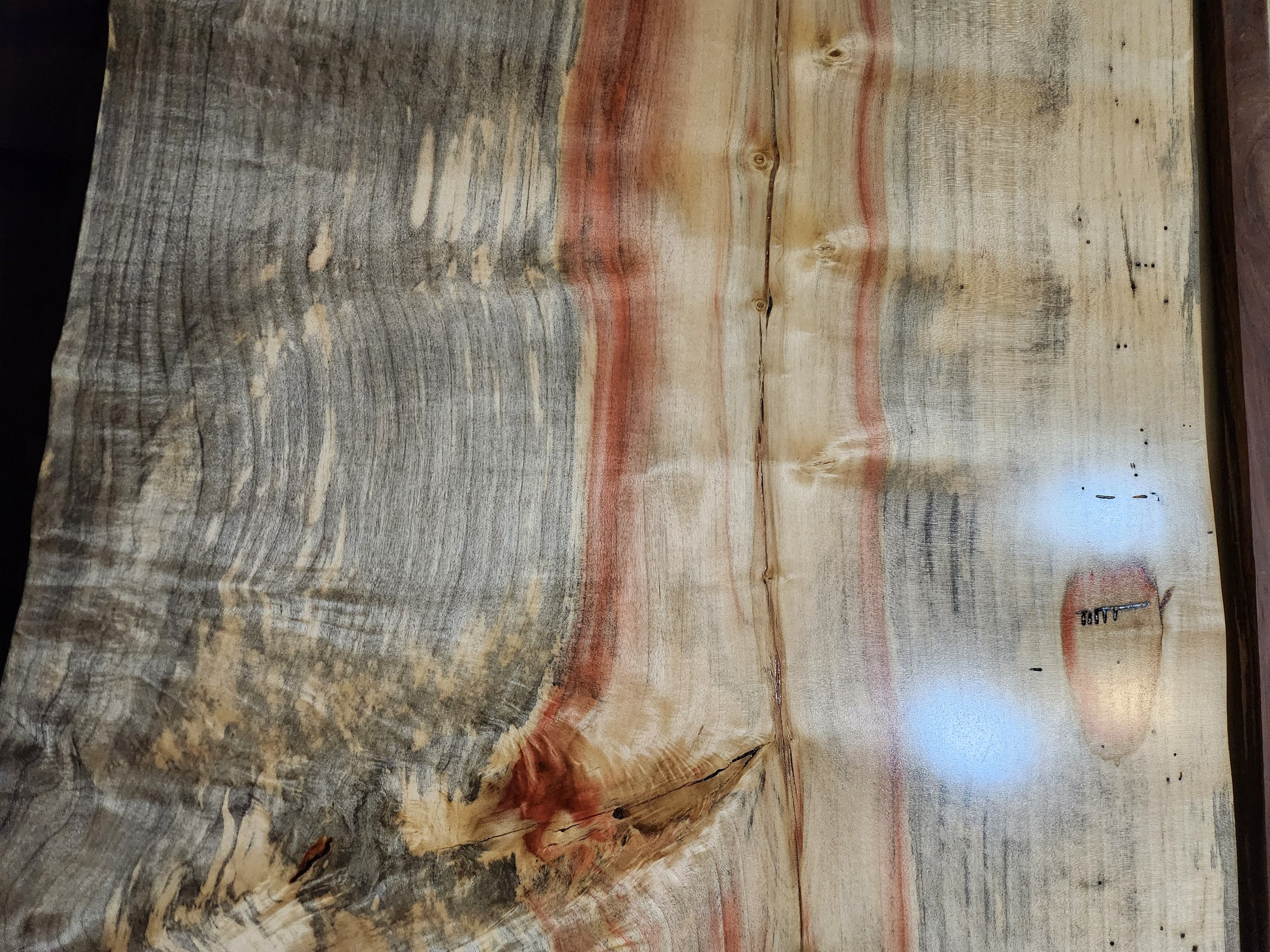 Flaming Box Elder - Live-edge Coffee Table - Etsy