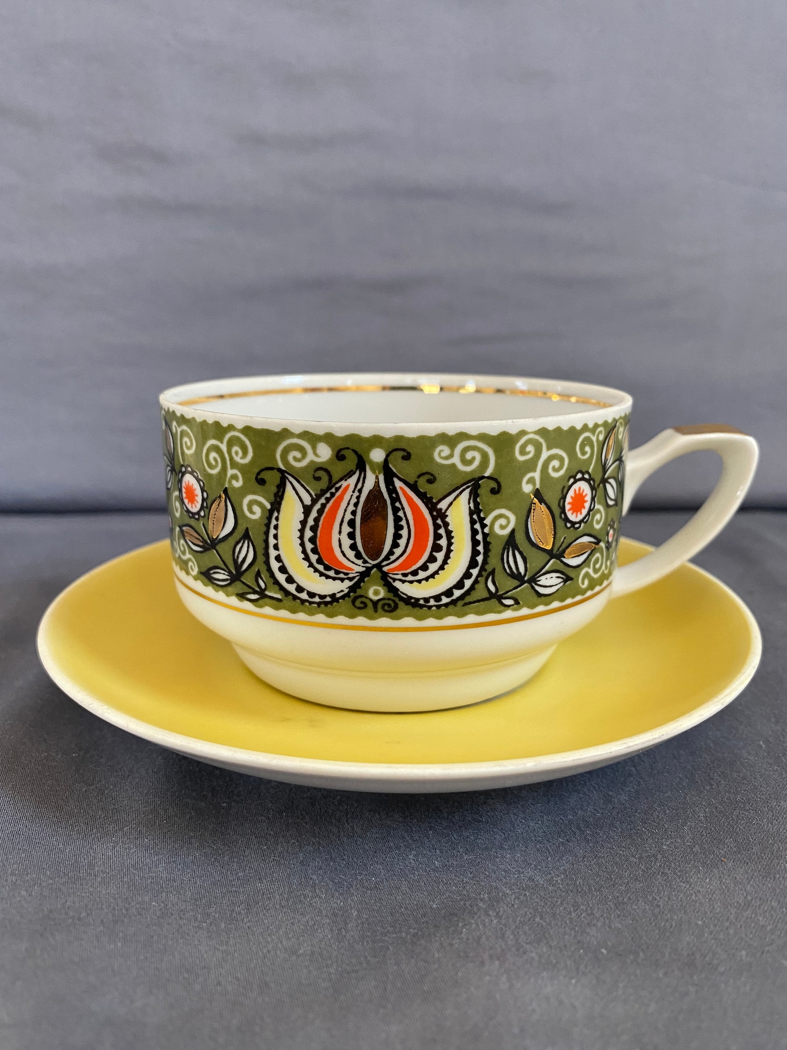RPR Riga Porcelain Cup and Saucer - Etsy