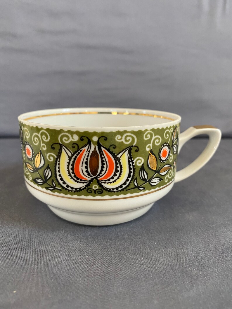 RPR Riga Porcelain Cup and Saucer - Etsy