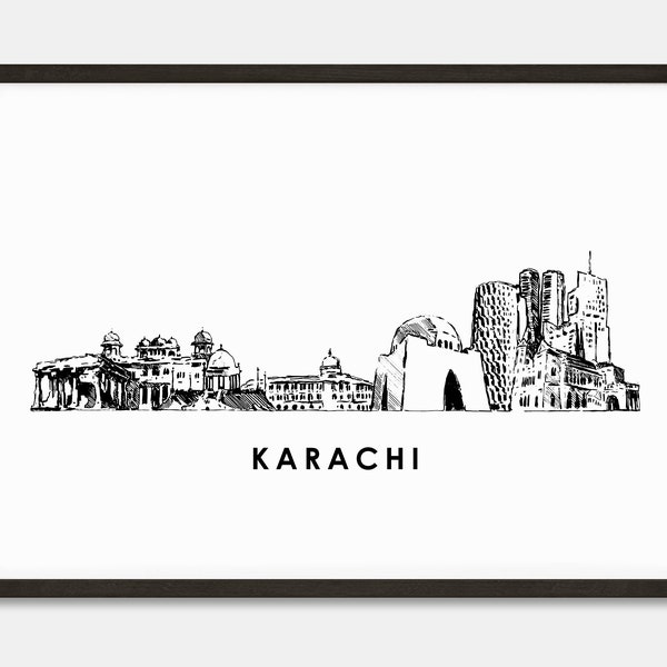 Karachi Skyline - Etsy