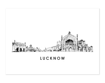 Lucknow Drawing - Etsy