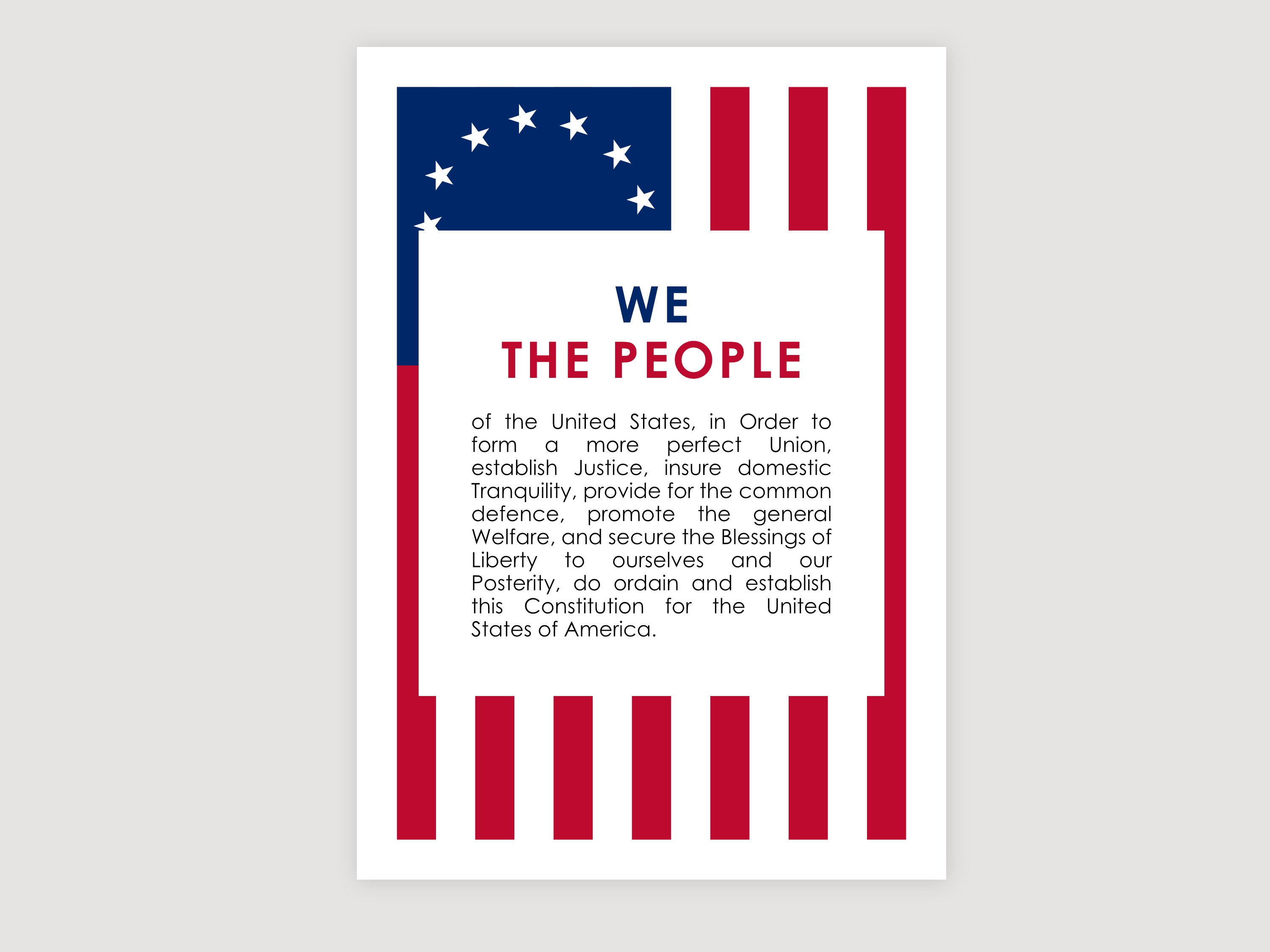 Preamble to the United States Constitution , We the People, Patriotic ...