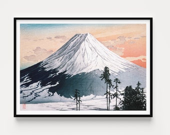 Mount Fuji Print Art | Etsy