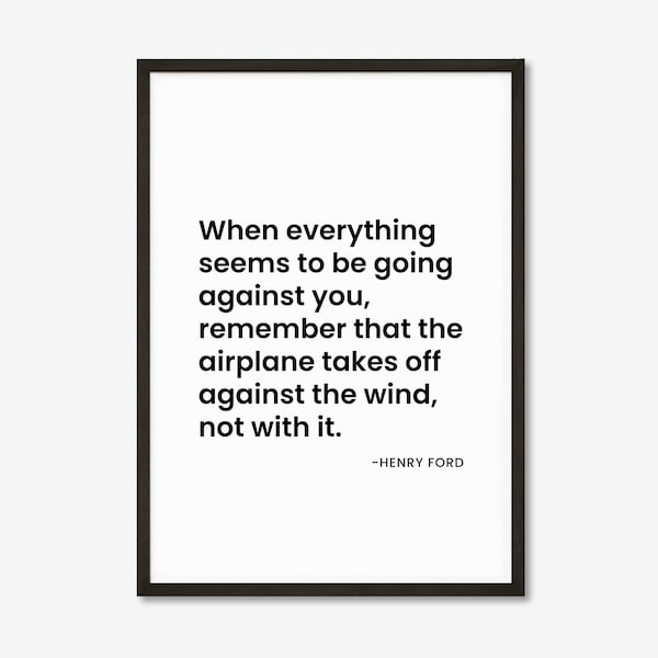 Henry Ford Quote - Etsy