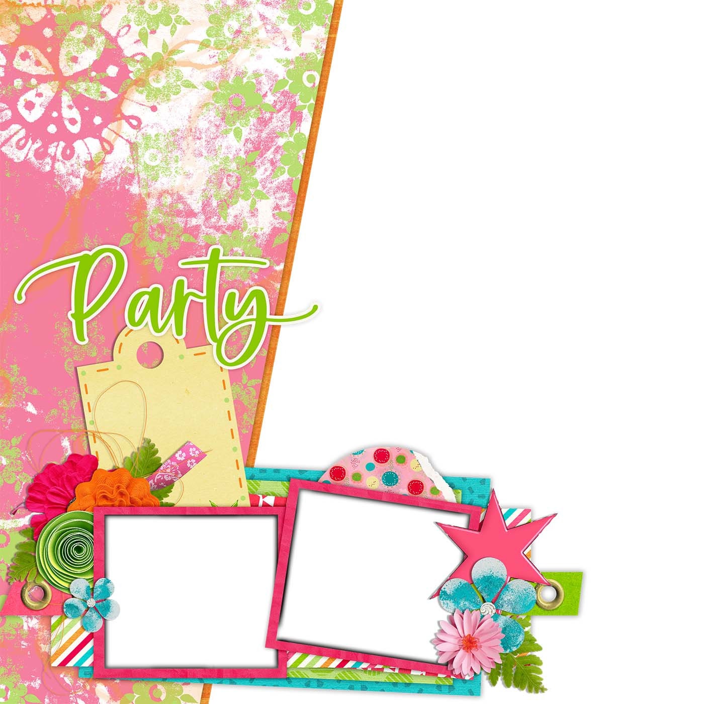 Time to Celebrate Quick Pages-12x12 PNG Pages, Digital Scrapbooking - Etsy