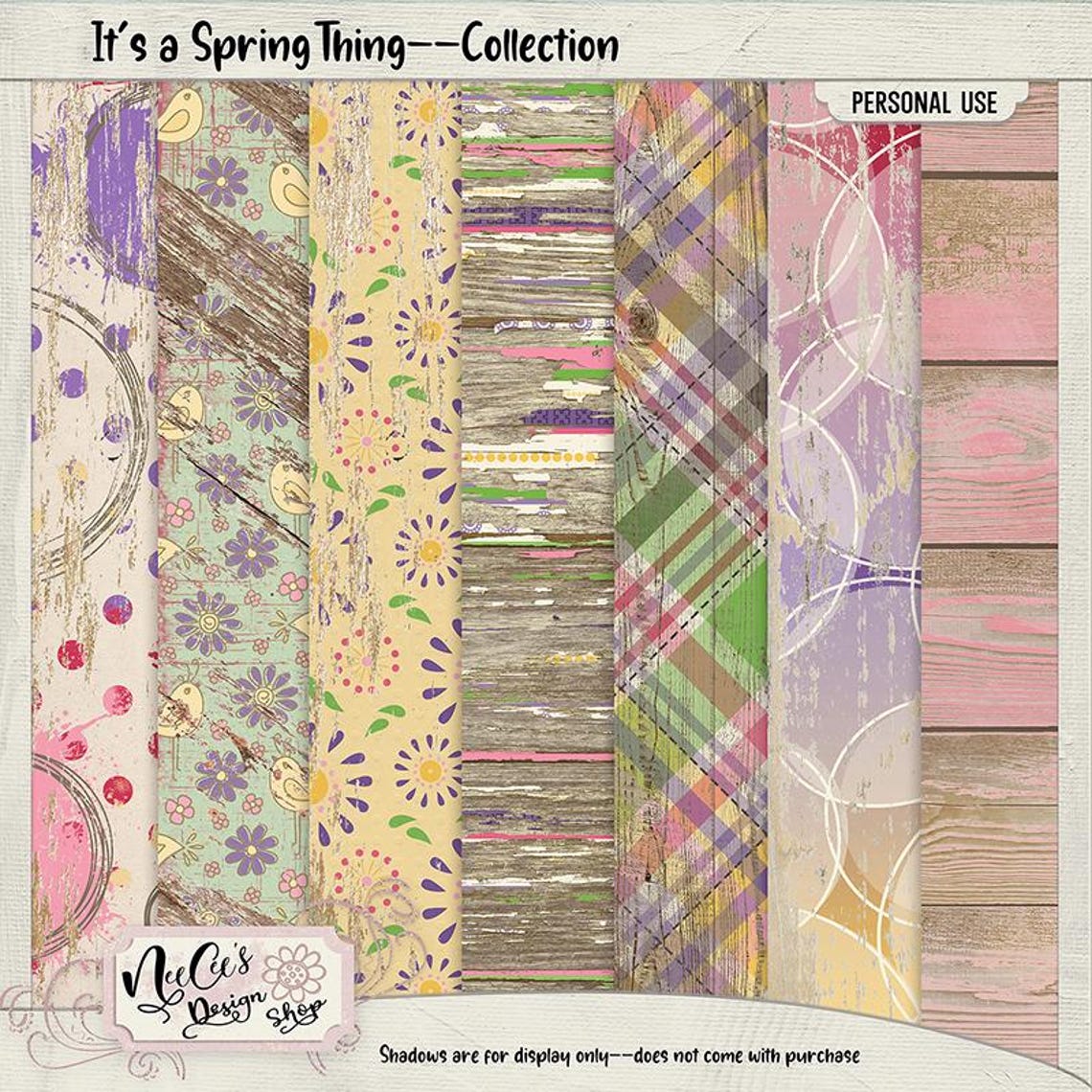It's a Spring Thing Digital Scrapbooking Bundle - Etsy