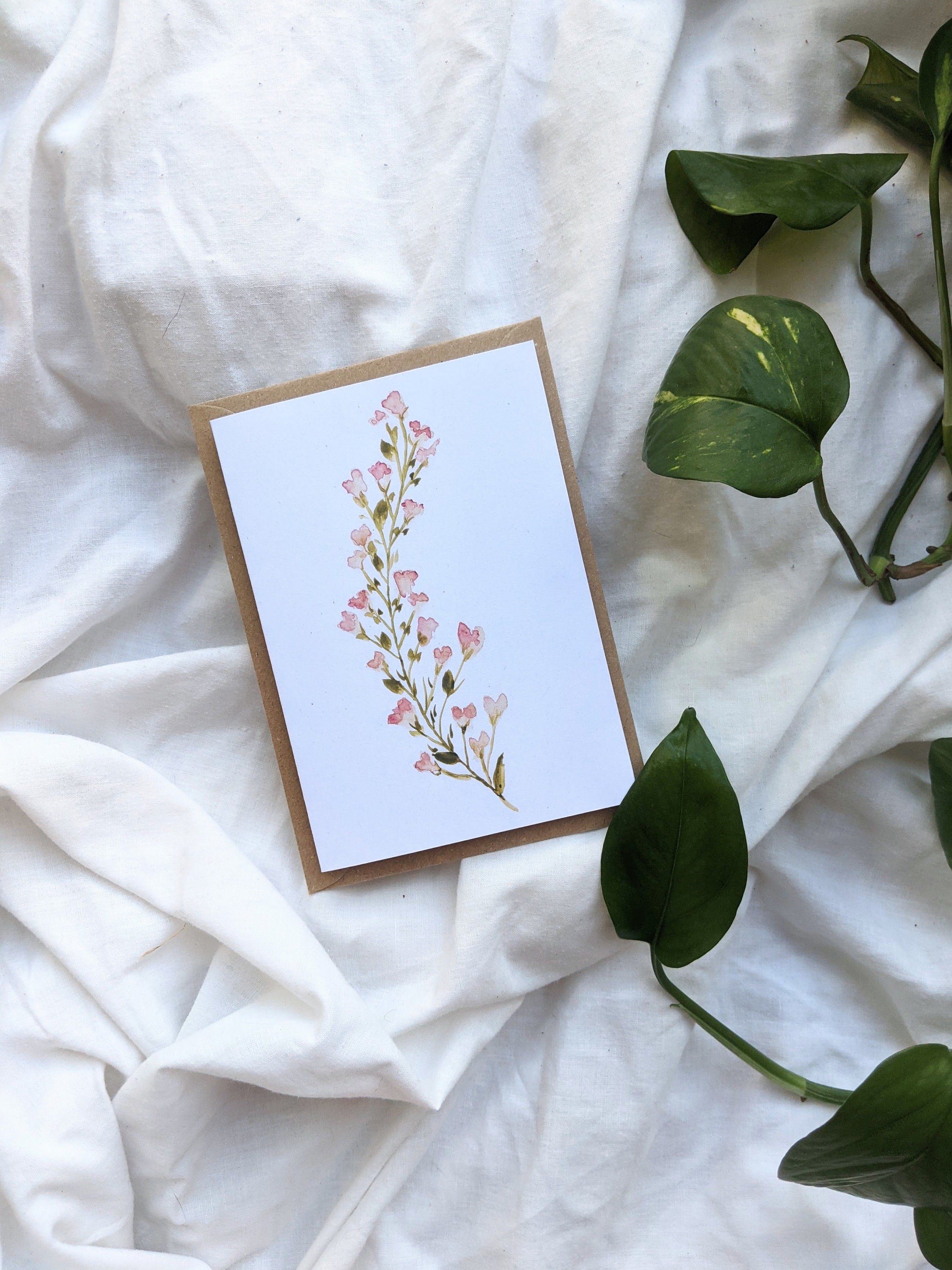 Watercolour Flower Multipack Note Cards Mixed Set of Six - Etsy