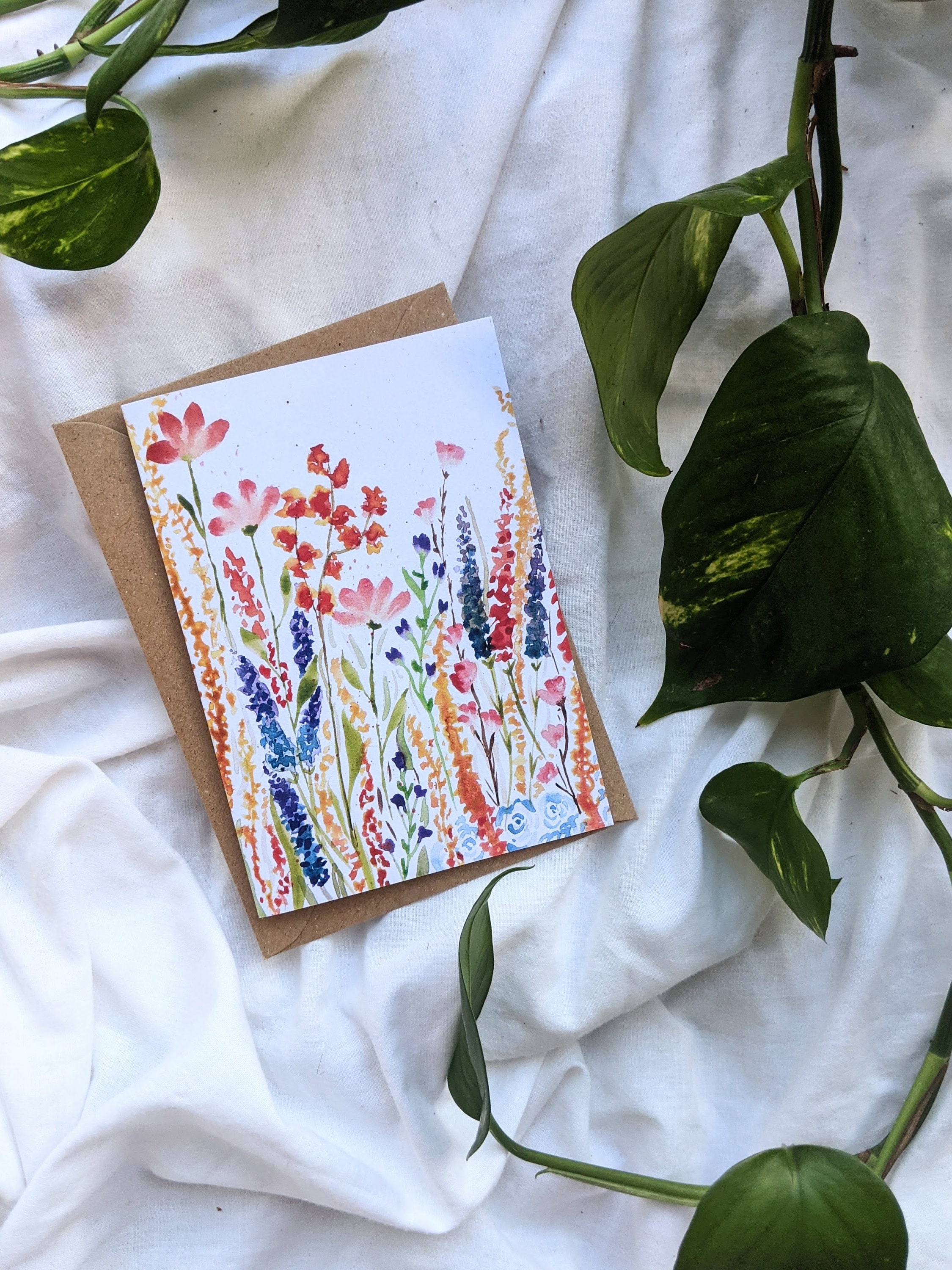 Watercolour Flower Multipack Note Cards Mixed Set of Six - Etsy