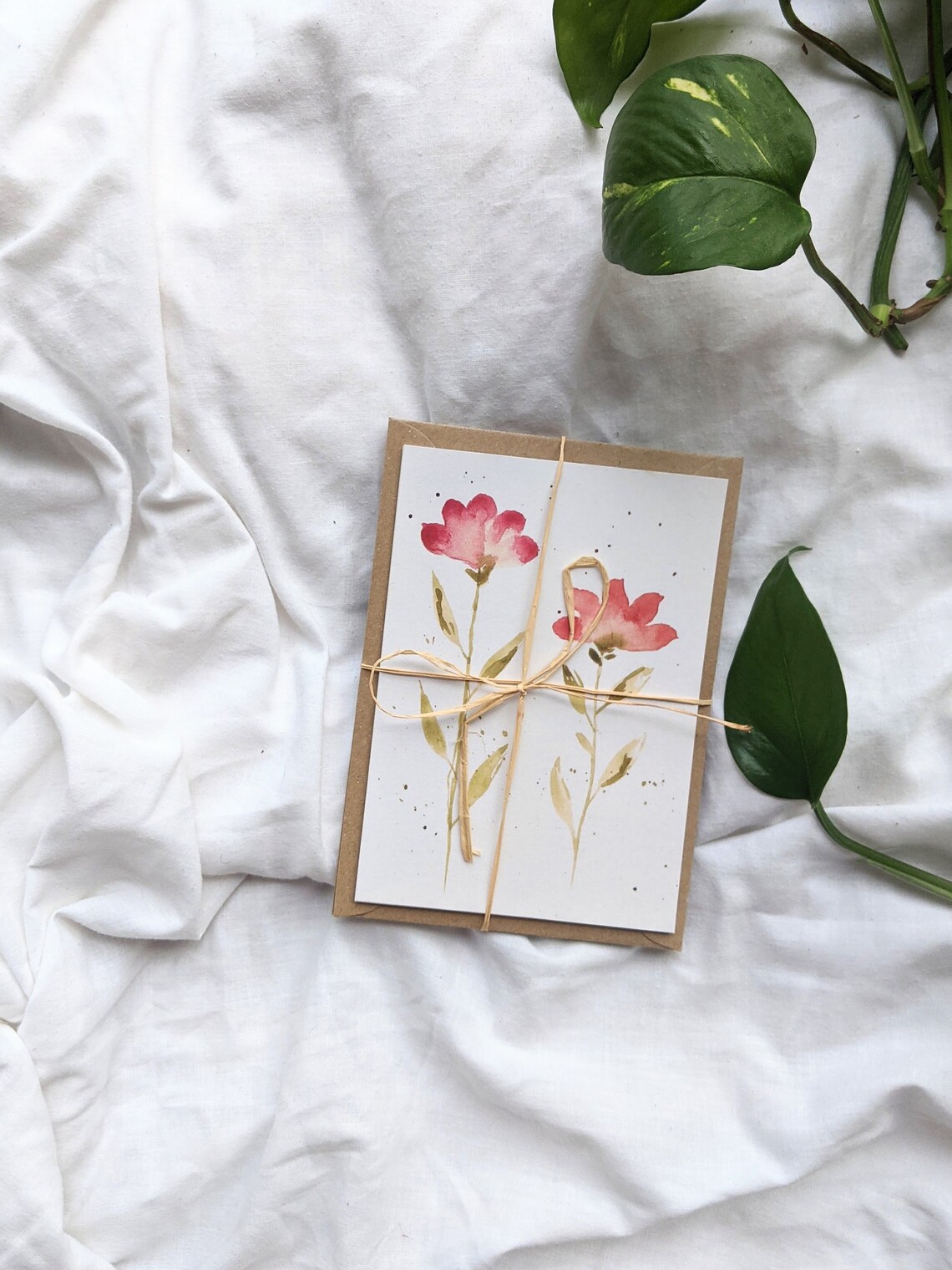 Pink Floral Postcards Set of Six A6 Recycled Paper Cards - Etsy