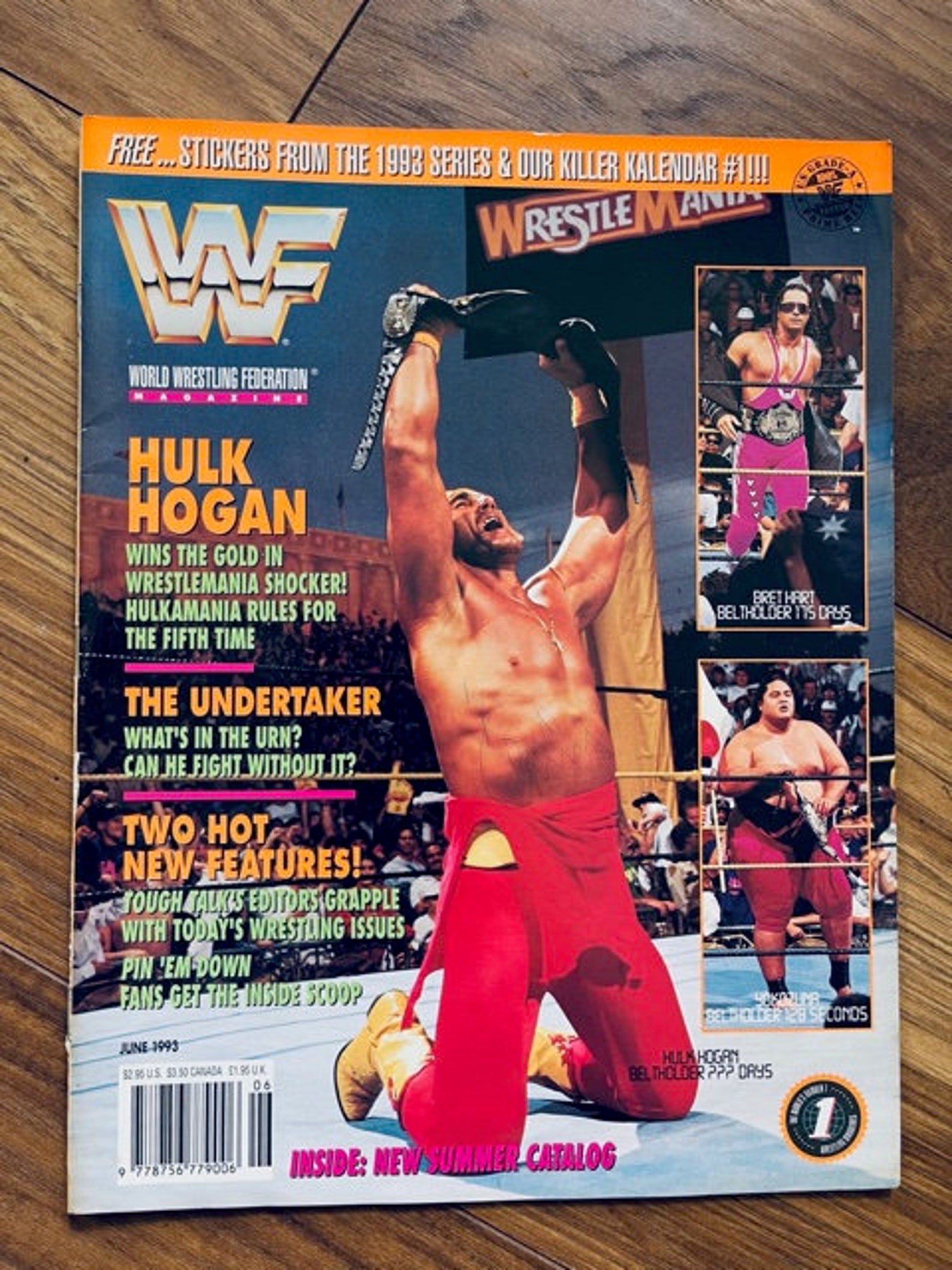 Wwf Magazine Junio de 1993 Hulk Hogan - Etsy España