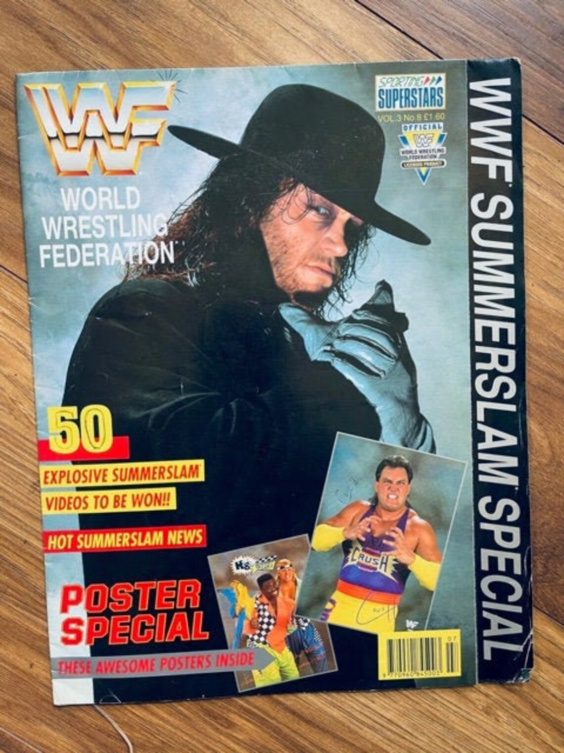 WWF Magazine Superstars Poster Crush, Koko B Ware & Owen Hart - Etsy