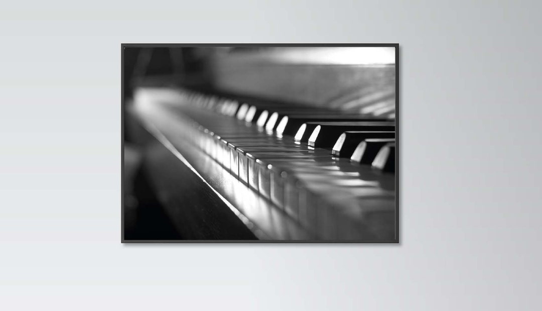 Piano Keys Poster Print Home Wall Art Decor Elegant Piano Design - Etsy
