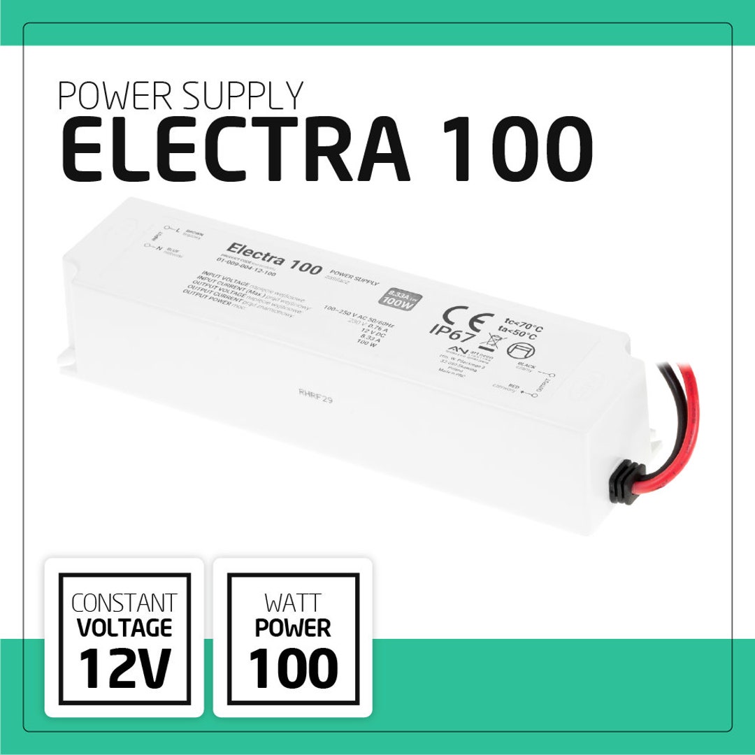 Bergmen Electra Led Driver 12v 100w for Signage, Cctv, Led Modules - Etsy