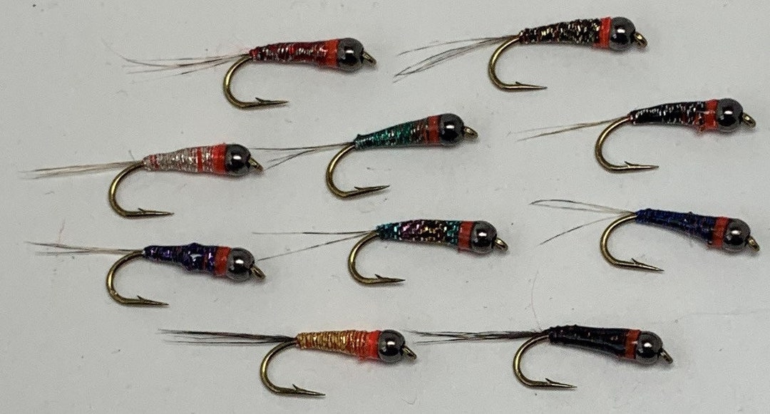 Perdigon Micro Tinsel Nymph Flies - Etsy
