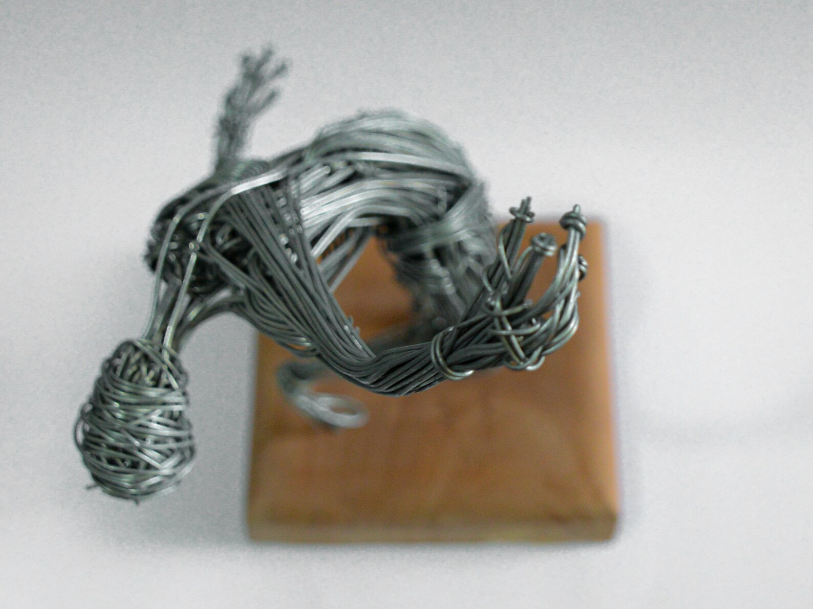 Dancing Man Wire Figurine, Wire Sculpture, Metal Sculpture, Human ...