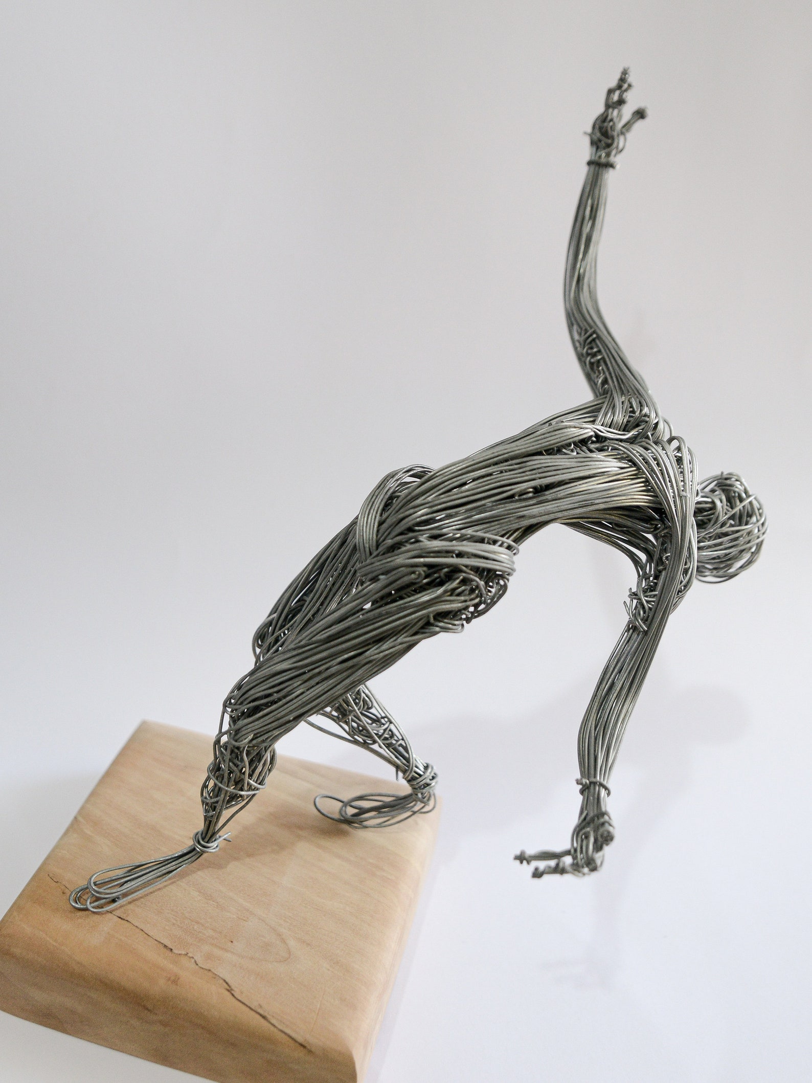 Dancing Man Wire Figurine, Wire Sculpture, Metal Sculpture, Human ...