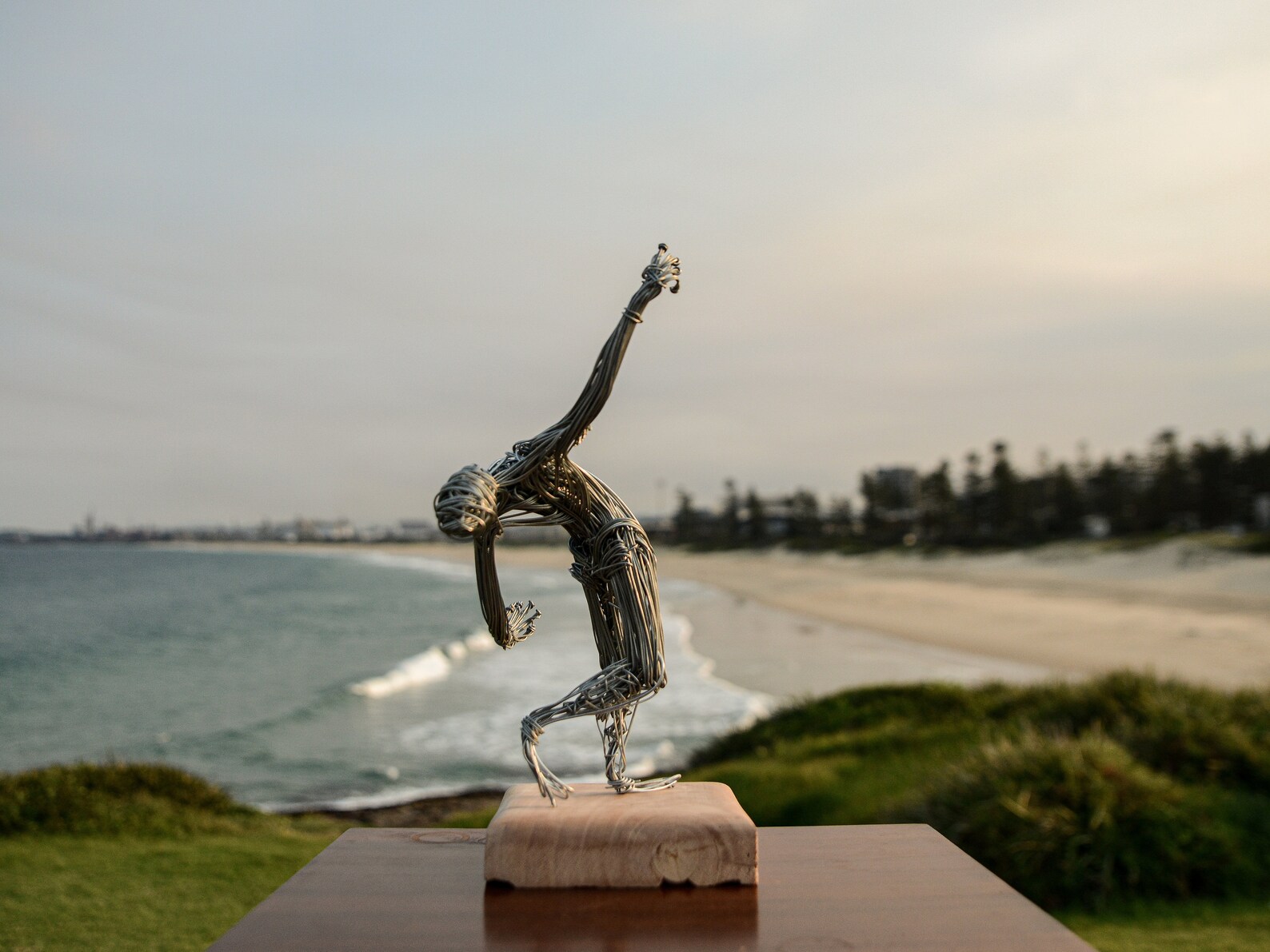 Dancing Man Wire Figurine, Wire Sculpture, Metal Sculpture, Human ...