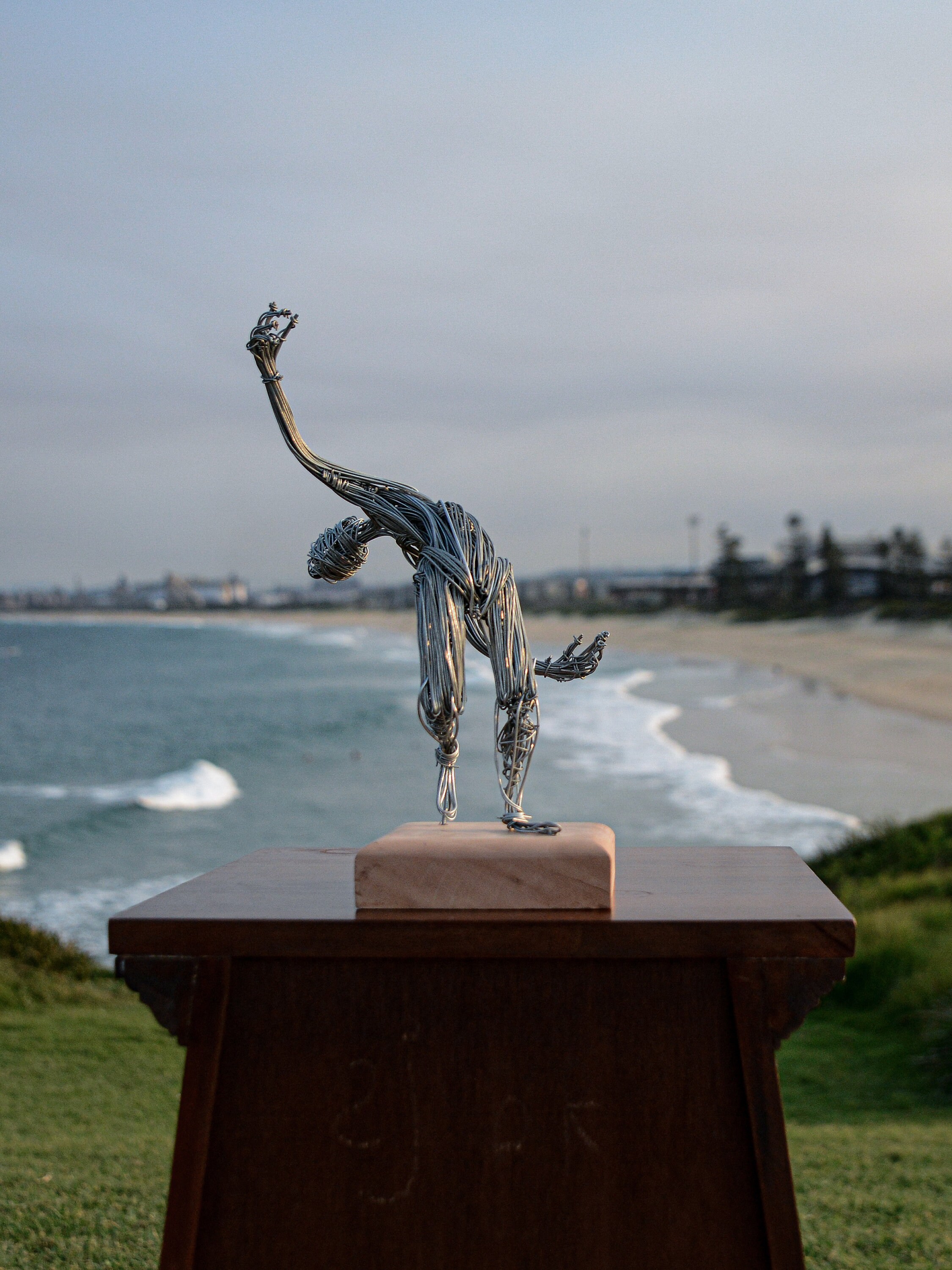 Dancing Man Wire Figurine, Wire Sculpture, Metal Sculpture, Human ...