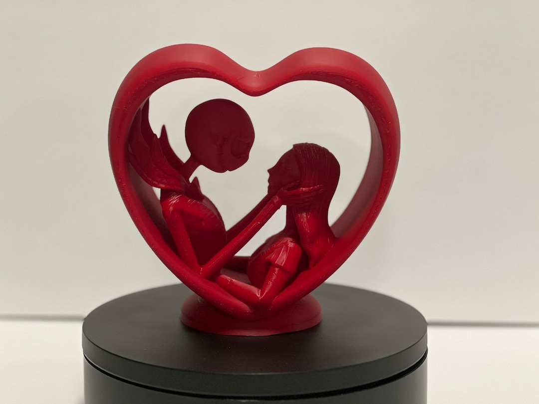 Jack and Sally Valentines Heart - Etsy