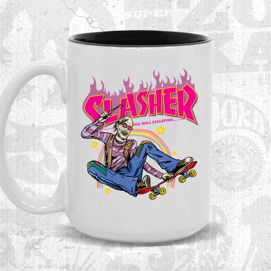 SLASHER Chop Top Taza de café - Etsy España
