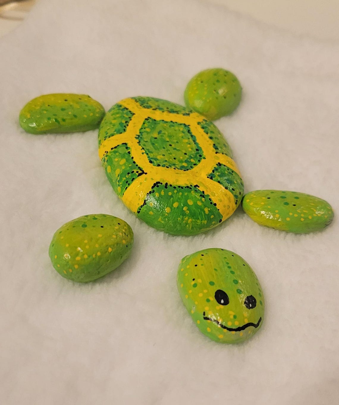 Turtle Garden Rock Set - Etsy