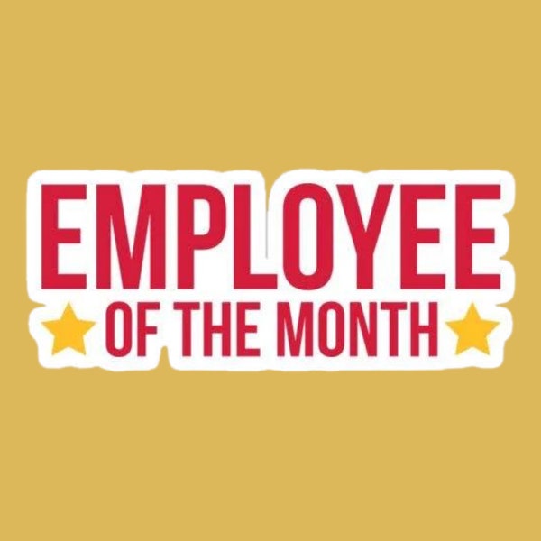 Employee Only Sticker - Etsy