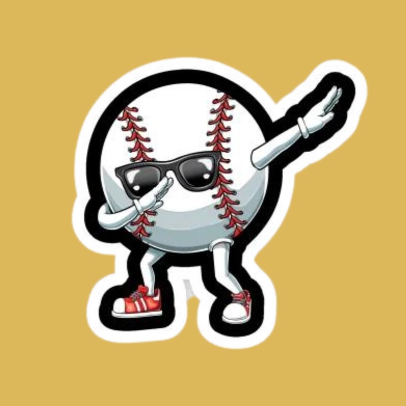 Baseball Stickers - Etsy