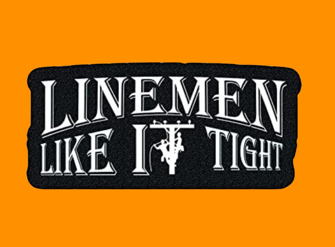 Funny Line Man Sticker for Hard Hat 4x2, Electrician Gift Hardhat Decal ...