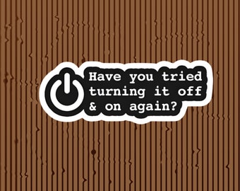 Funny Sticker for Laptops , Decal for Toolbox Coolers, Perfect Hard Hat ...