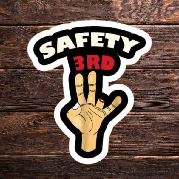 Funny Safety Stickers - Etsy