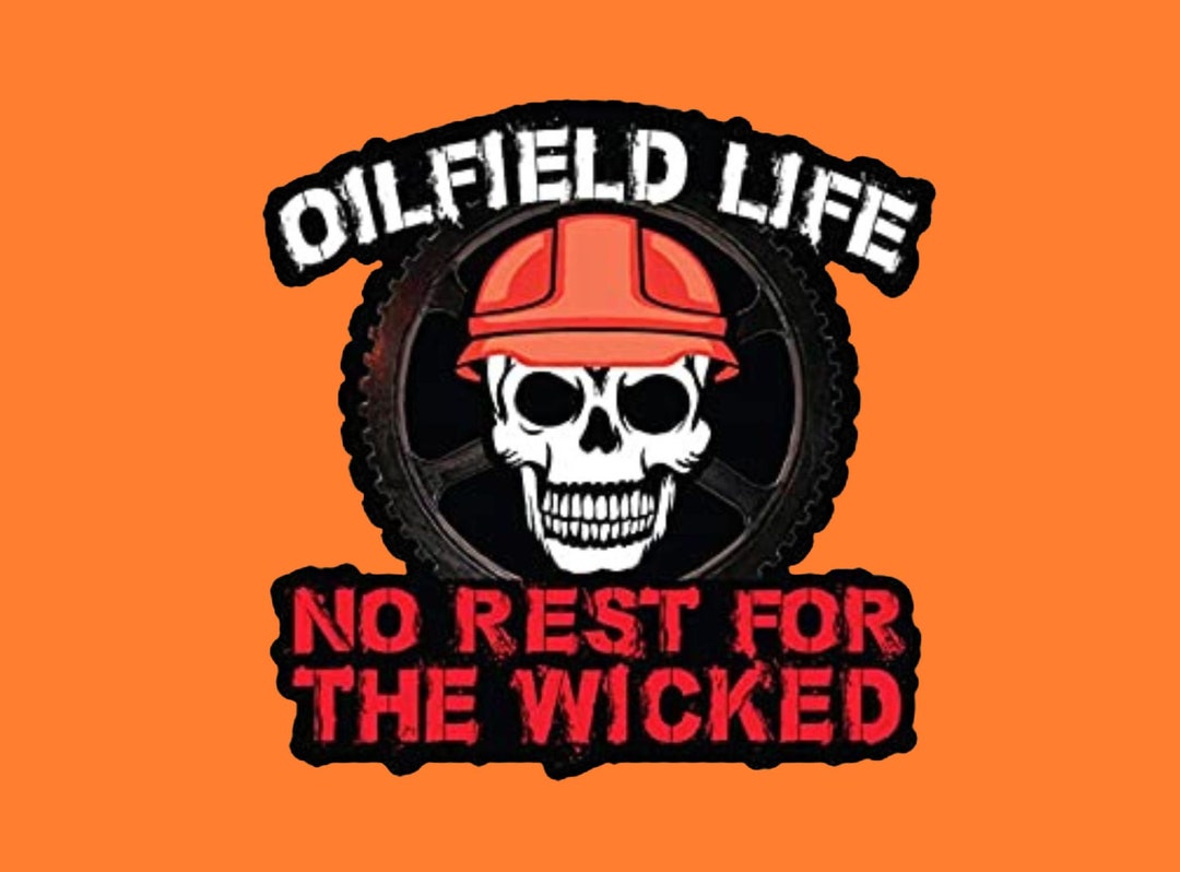Oilfield Hard Hat Sticker 3x3 Funny Decal for Oilfield - Etsy