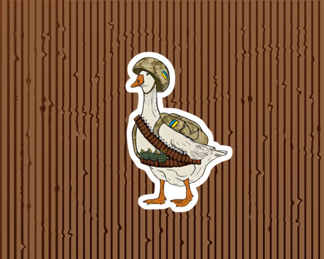 Funny Duck Sticker for Hard Hats, Decal for Men/ Women Great for ...