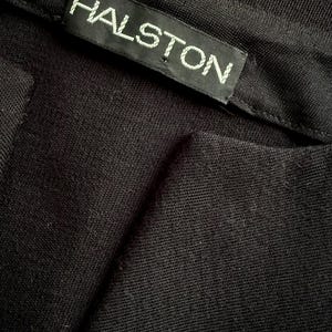 Halston Dress, 1970s Wool Jersey - Etsy