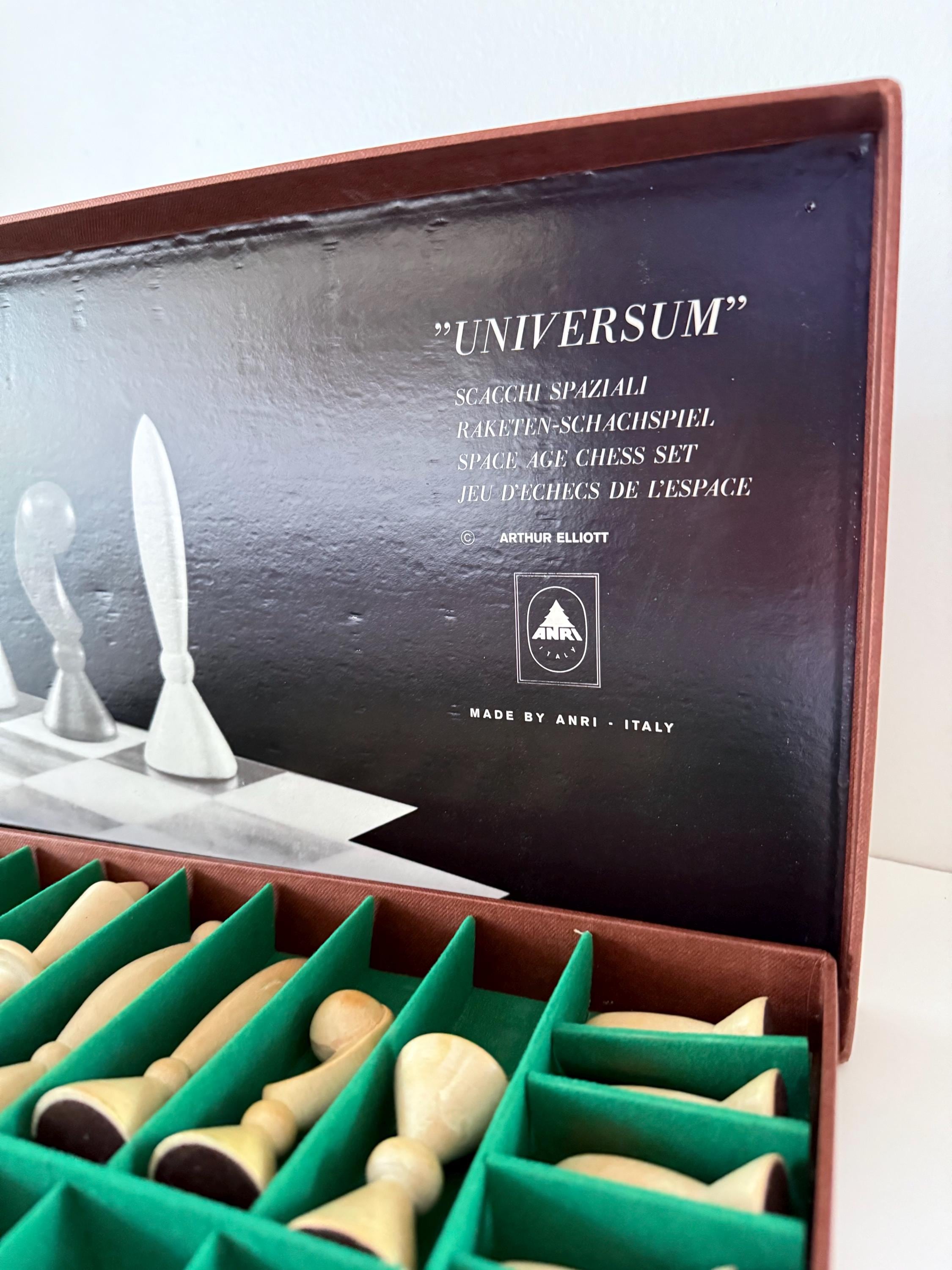 Anri Universum Space Age Chess Set Designed by Arthur Elliott, No Board ...