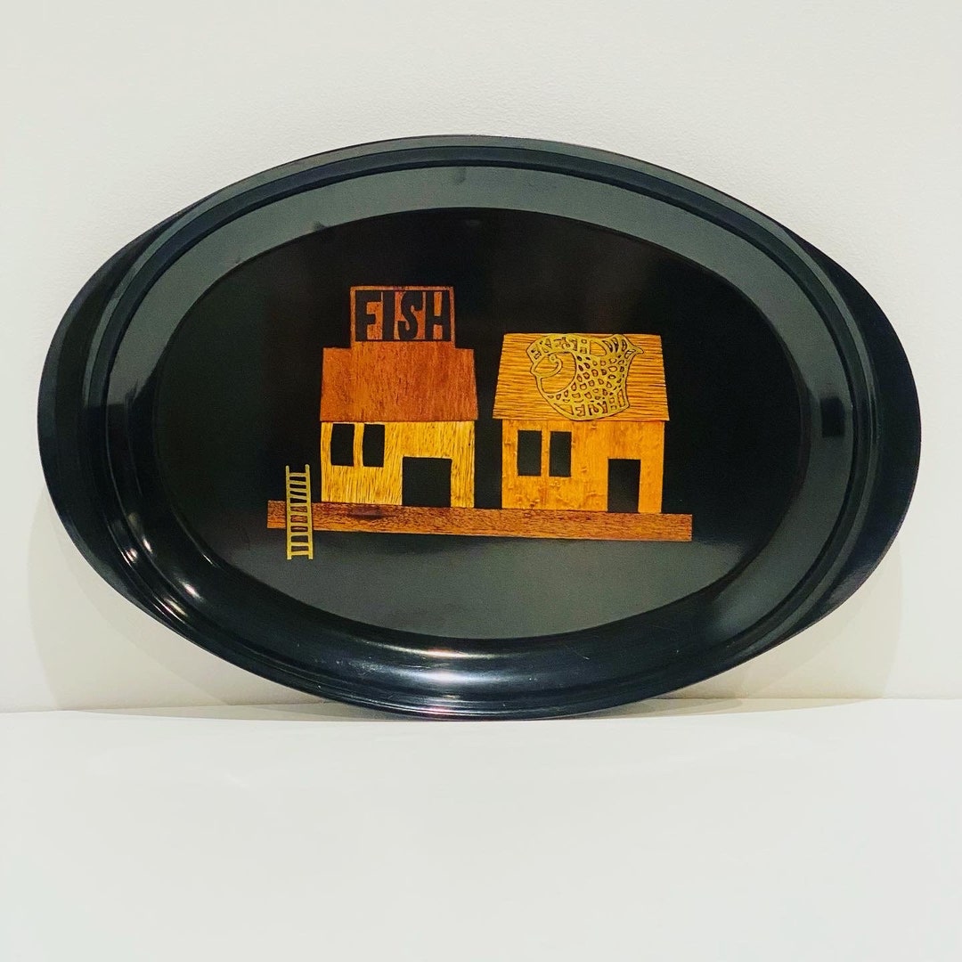 Couroc of Monterey Fish Shack Tray - Etsy