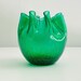 Pilgrim Glass Company 1950s Hand Blown Crackle Vase - Etsy
